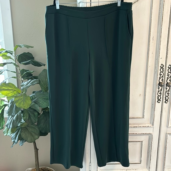 Soma | Pants & Jumpsuits | Soma Soft Wide Leg Lounge Pants Xxl Green ...